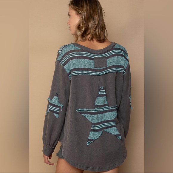 POL | Tops | Price Firm New Pol Detailed Top With Star Application ...